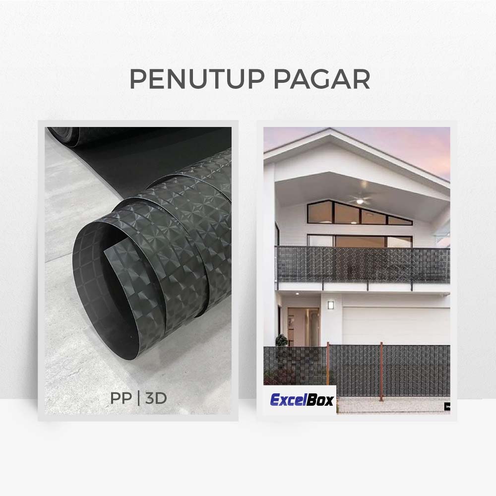 Jual Penutup Pagar / Seng Roll PP | 3D